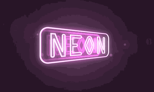 neon typography GIF by Iori Iwaki - Find & Share on GIPHY