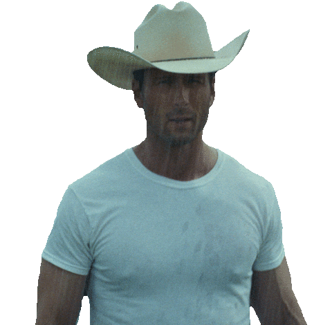 Glen Powell Cowboy Sticker by Universal Pictures - Find & Share on GIPHY