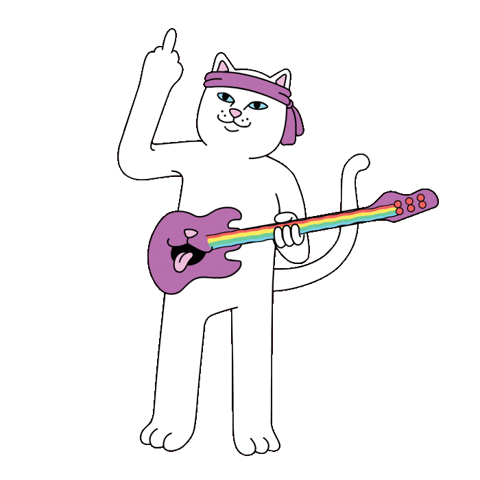 Groovy Cat Stickers - Find & Share on GIPHY
