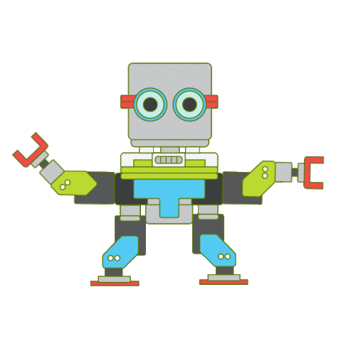Happy Robot Sticker by UBTECH - Find & Share on GIPHY