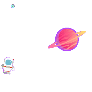 Space Planets Sticker by Happixs - Find & Share on GIPHY
