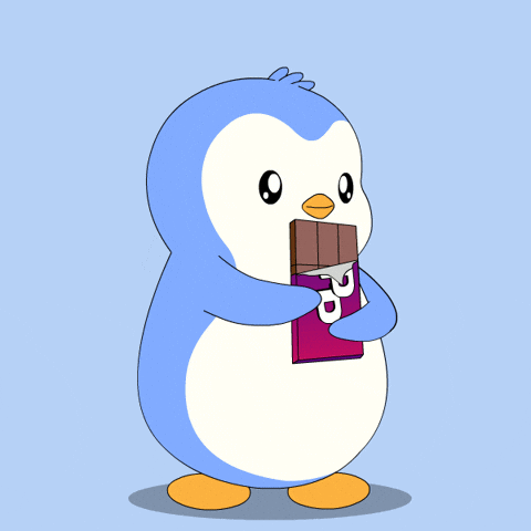 Hungry Dark Chocolate GIF by Pudgy Penguins - Find & Share on GIPHY