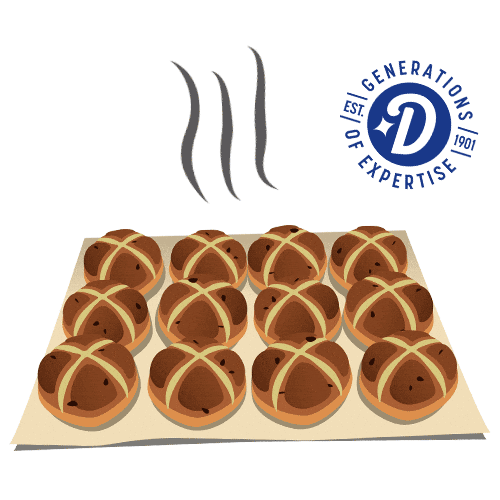 Hot Cross Buns Stickers - Find & Share on GIPHY