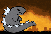 Godzilla Dropkick GIFs - Find & Share on GIPHY