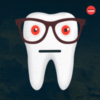 blob brushing teeth GIF