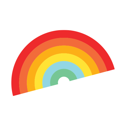 Rainbow Sticker by Lepa afna for iOS & Android | GIPHY
