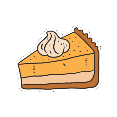 Pumpkin Pie Sticker by Sheila Streetman for iOS & Android | GIPHY