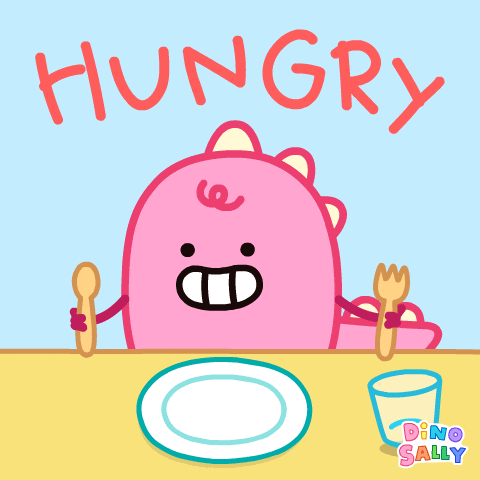 Happy Feed Me GIF by DINOSALLY - Find & Share on GIPHY