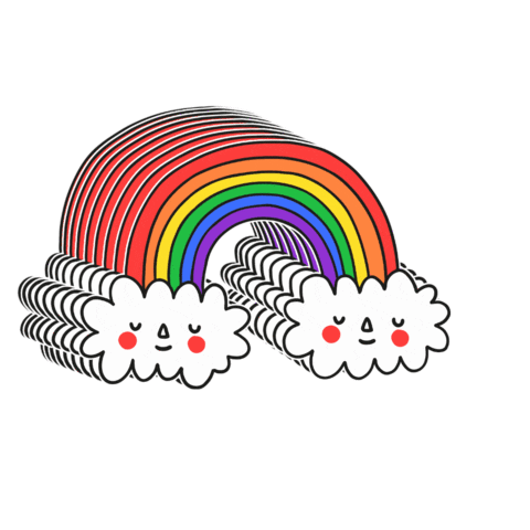 Rainbow Sticker for iOS & Android | GIPHY