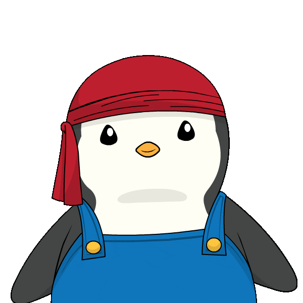 Wave Hello Sticker by Pudgy Penguins Wave Hello Sticker by Pudgy Penguins