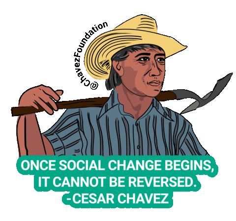 Si Se Puede Cesar Chavez Sticker by ChavezFoundation for iOS & Android ...