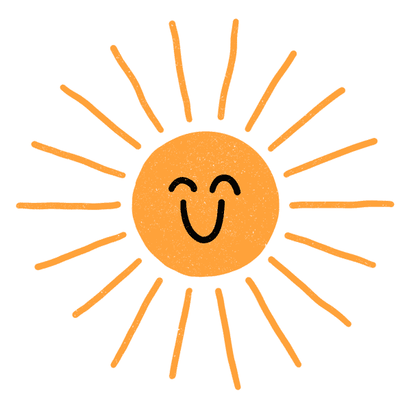 Sun Smile Sticker