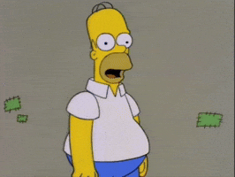 Homer Simpson Fitness Sticker