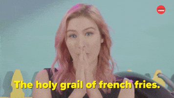 Eat French Fries GIF by By Sauts // Alex Sautter (formerly Pretty Whiskey)