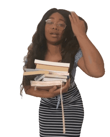 Reader Book Worm Sticker by Sherilyn Carter - Find & Share on GIPHY