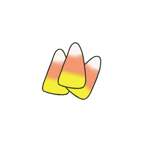 Candy Corn Halloween Sticker for iOS & Android | GIPHY