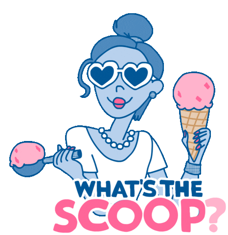 Whats The Scoop Stickers - Find & Share on GIPHY