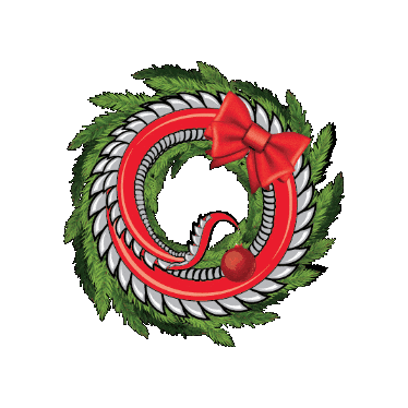 Wreath Reddragon Sticker by SUNY Oneonta - Find & Share on GIPHY