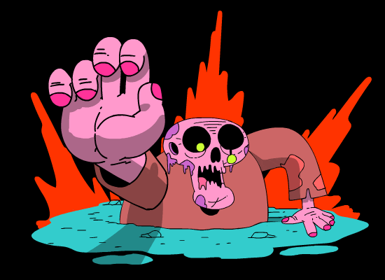 Animation Zombie GIF by Ian Laser - Find & Share on GIPHY