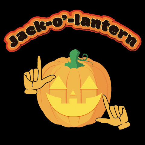 Jack O Lantern Art GIF by Salvador Sanchez Artist - Find & Share on GIPHY