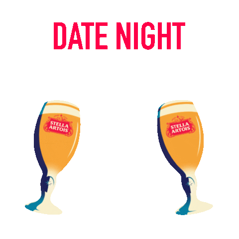 Date Night Cheers Sticker by Stella Artois Canada for iOS & Android | GIPHY