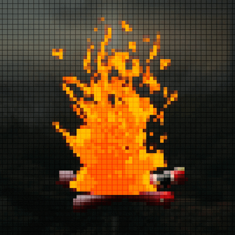 Pixel Fire GIFs - Find & Share on GIPHY