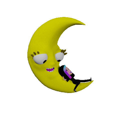 Moon Sleep Sticker for iOS & Android | GIPHY