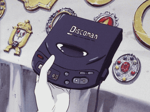 New trending GIF tagged cd discman escaflowne the… | Trending Gifs