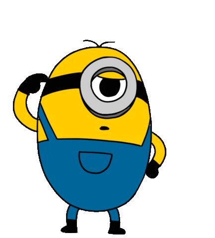 Confused Minion Gif