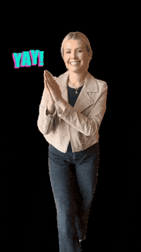 Excited Pointing Gif