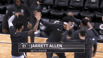 Jumping Brooklyn Nets GIF by NBA - Find & Share on GIPHY