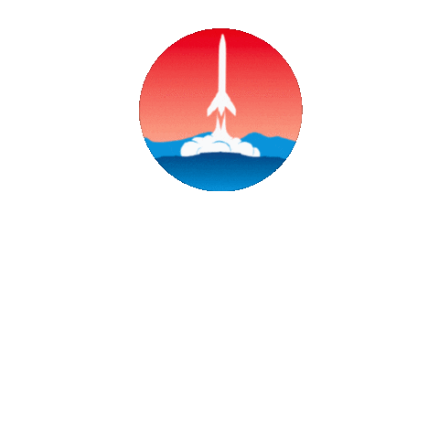 Rocket Launch Sticker by Spaceport America for iOS & Android | GIPHY