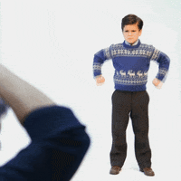 A Christmas Story Randy Eating Gif