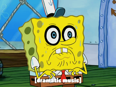 Hyperventilating Gif Spongebob