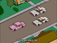 Police Car Chase Gif