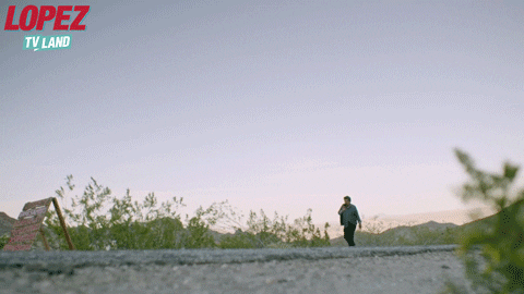 Tv Land Walking GIF by Lopez on TV Land - Find & Share on GIPHY