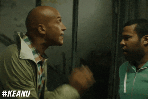 Scared Key And Peele GIF by Keanu Movie - Find & Share on GIPHY