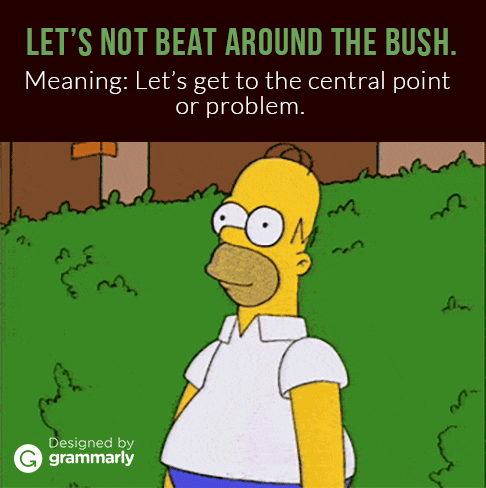 Beating Around The Bush GIFs - Get the best GIF on GIPHY