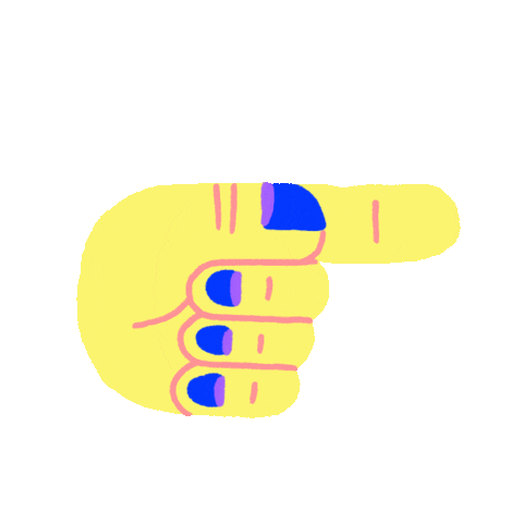 Hand Point Sticker by Parallel Teeth for iOS & Android | GIPHY