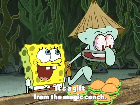 Spongebob Magic Conch Gif