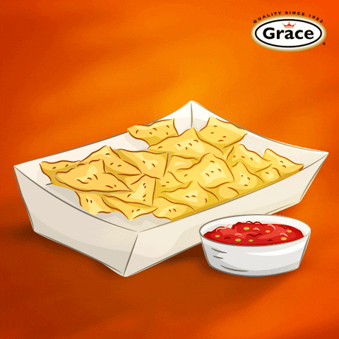 Chips And Salsa GIF by Grace Foods - Find & Share on GIPHY