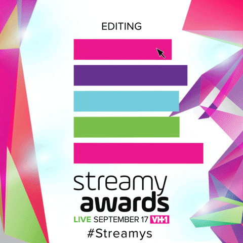 Streamys Editing GIFs - Get the best GIF on GIPHY
