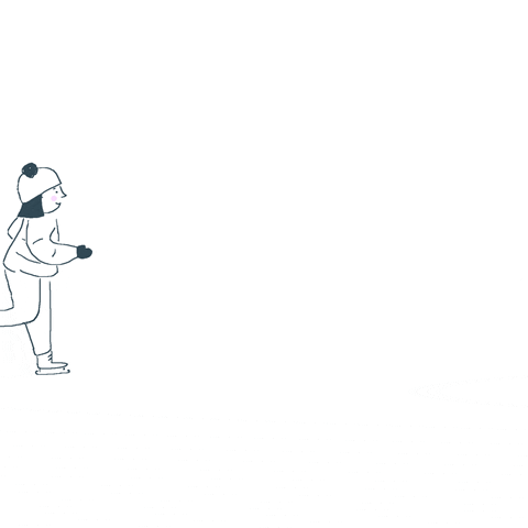 Ice Skating GIF by Mia Page - Find & Share on GIPHY