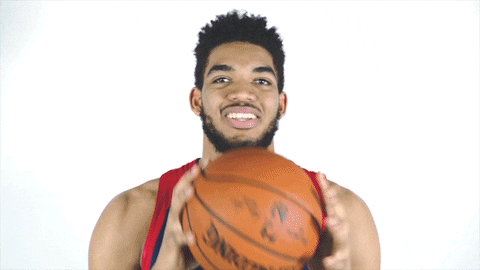 Minnesota Timberwolves Smile GIF by NBA - Find & Share on GIPHY