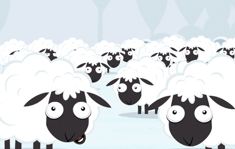 Happy Sheep GIF by Ecard Mint - Find & Share on GIPHY