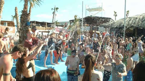 Spring Break Dancing GIF by zrce.eu - Find & Share on GIPHY