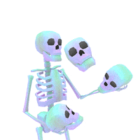 The 10 Most Popular Skeleton GIFs From jjjjjohn by Halloween | GIPHY