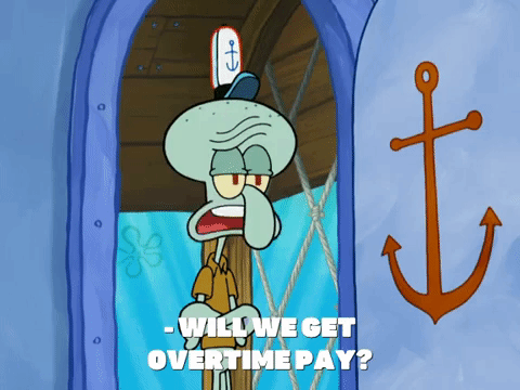 Overtime Spongebob Meme