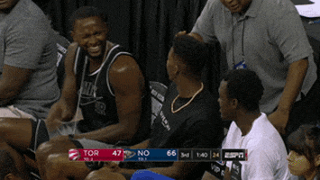 Toronto Raptors Laughing GIF by NBA - Find & Share on GIPHY
