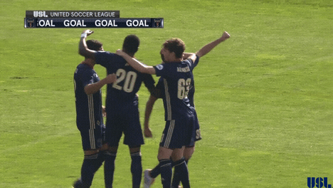 Happy Soccer Player GIF by USL - Find & Share on GIPHY
